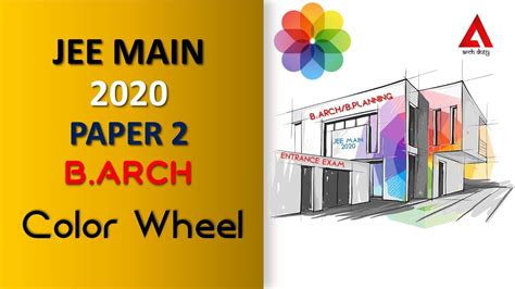 Jee Main Paper 2 B Arch B Planning Color Wheel Most Important