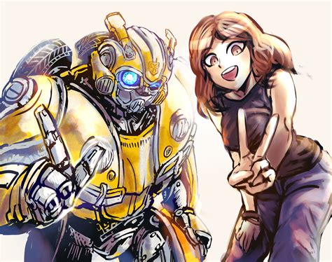 Bumblebee And Charlie Watson Transformers And 2 More Drawn By Dgrp