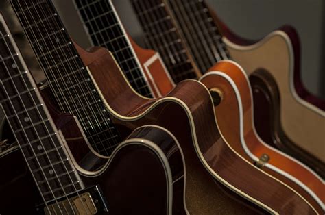 Acoustic Guitar Blur Close Up Focus Fret Guitar Guitar Head