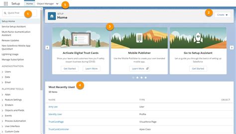 navigate lightning experience and setup unit salesforce trailhead