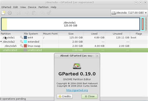 linux overview partitions difference fdisk gdisk cfdisk parted