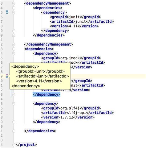 java eclipse like maven pom xml management in intellij stack overflow