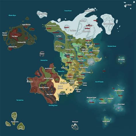 My Speculative Full Teyvat Map Take A Look If You Want R Genshin Impact