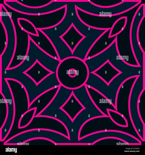 Mural Decorative Geometric Seamless Pattern Stock Vector Image And Art