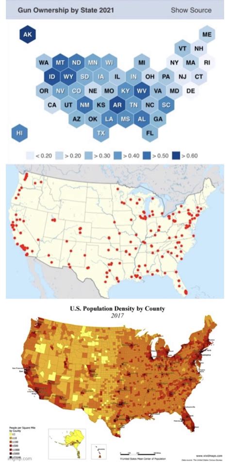 Gun Ownership Compared To Mass Shootings In The Us Based On Population