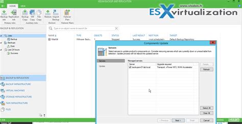 how to upgrade to veeam backup and replication v9 esx virtualization