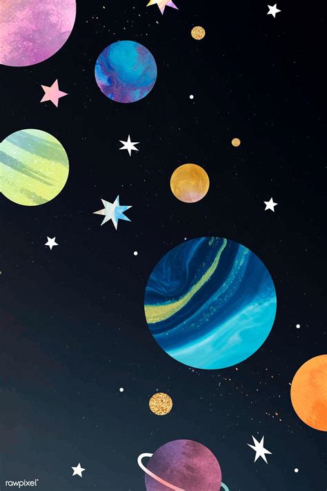 Doodle Space Aesthetic Wallpapers Top Free Doodle Space Aesthetic