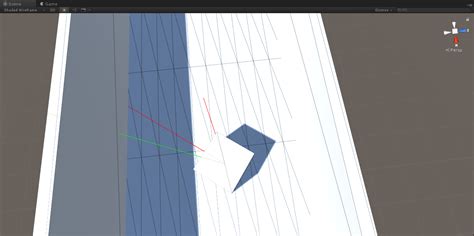unity3d Почему raycast смещается при вращении фигуры stack