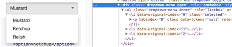 css apply styles on bootstrap select stack overflow