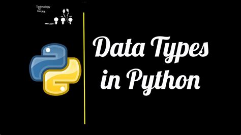 data types in python data science with python 2020 youtube