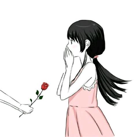 唯美的高清卡通情侣头像 一男一女