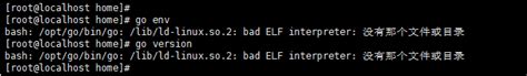 lib ld linux so 2 bad elf interpreter 没有那个文件或目录 bad elf interpreter