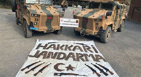 Pkkya Ağır Darbe Teröristlere Ait Silah Ve Mühimmat Ele Geçirildi