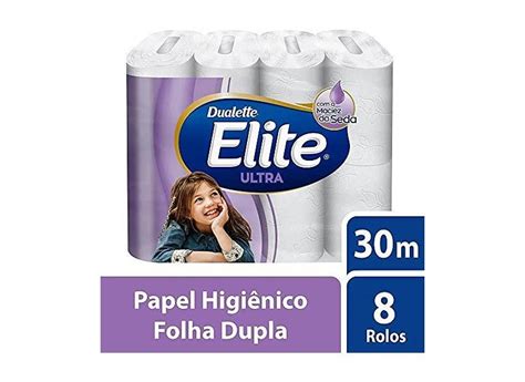 Papel Higienico Folha Dupla Elite Ultra 8 Rolos De 30m Com O Melhor