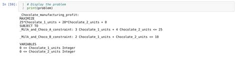 linear programming linux hint