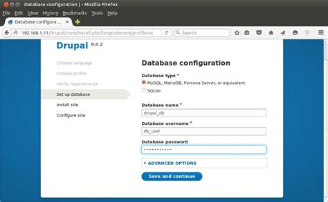 how to install drupal 8 on centos 7