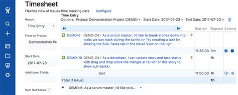 overview prime timesheet for jira