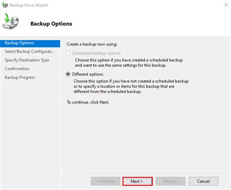 install and configure windows server backup on windows server 2022 vd