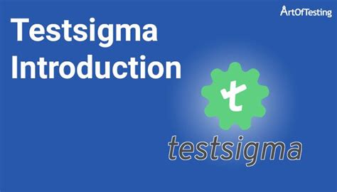 testsigma introduction