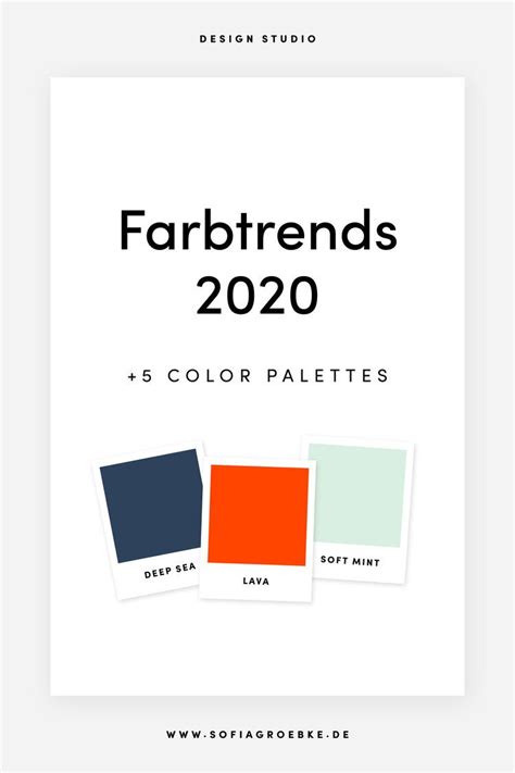 Trendfarben 2020