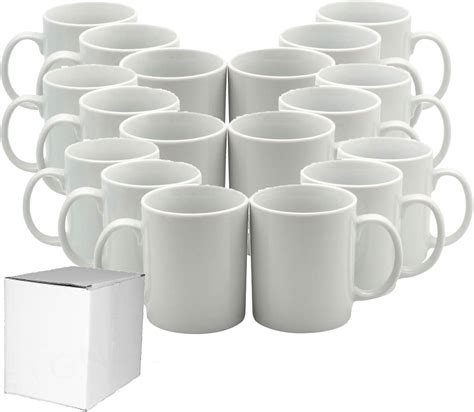Us Blank White Mugs A Grade 11oz Sublimation Coated Mugs For Heat Press