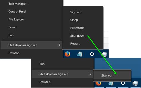 remove shutdown button from login screen start menu winx menu
