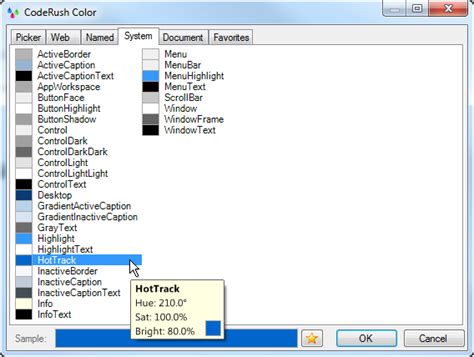 working with color in coderush