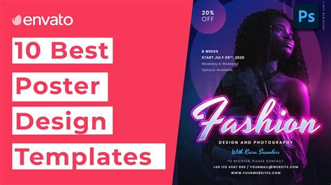 10 Best Poster Design Templates For Photoshop Youtube