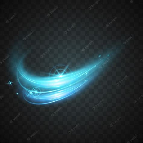 Premium Vector Vector Of Blue Abstract Light Effect