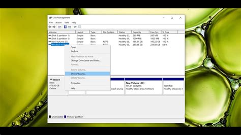 How To Partition C Drive And Create D Drive In Windows 10 Disk
