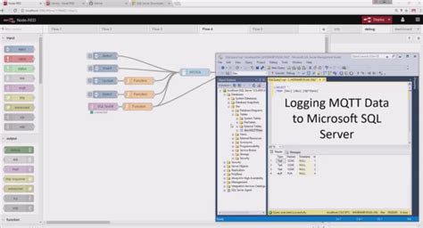 using microsoft sql server with node red and mqtt electron hacks