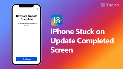 [ios 17] How To Fix Iphone Stuck On Update Completed Screen