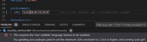 how to enable null safety in flutter gang of coders