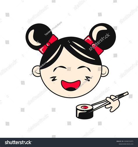 6 Sex Sushi Cute Dibujos Animados Personajes De Comida Asiática Con