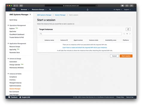 how to access ec2 instances with aws systems manager ssm session