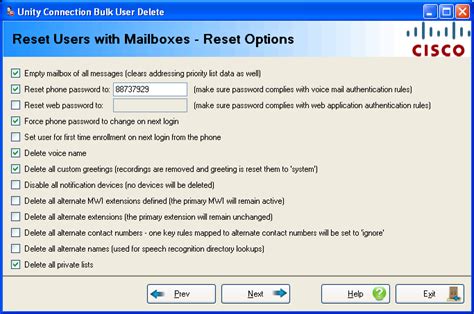 cisco unity connection tools bulk user delete retpaparts