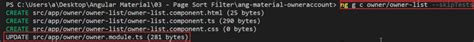 angular material table filtering sorting paging code maze