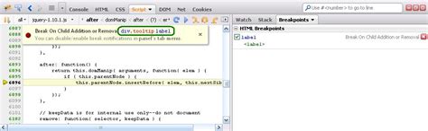 twitter bootstrap firefox and firebug how to inspect dynamically