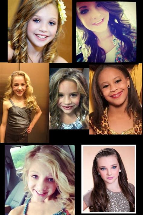 Chloe Nia Brooke Kenzie Maddie Kendal And Paige Dance Moms Girls