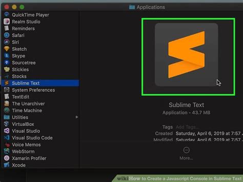 how to run console on sublime text what is mark down