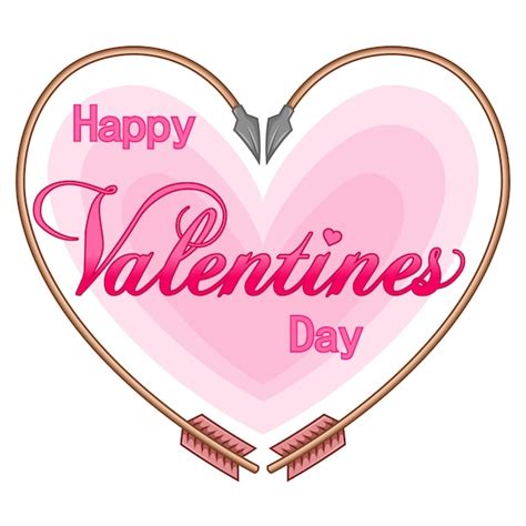 Premium Vector Valentine Bow And Arrow Vector Design