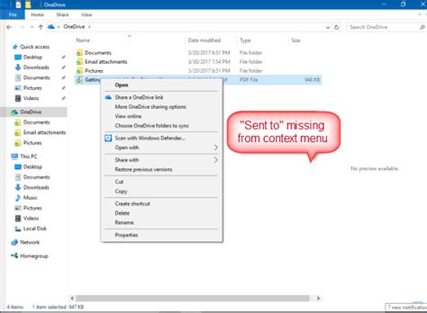 how to remove or restore send to context menu in windows 10 askit