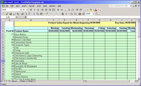 ms excel sample applications