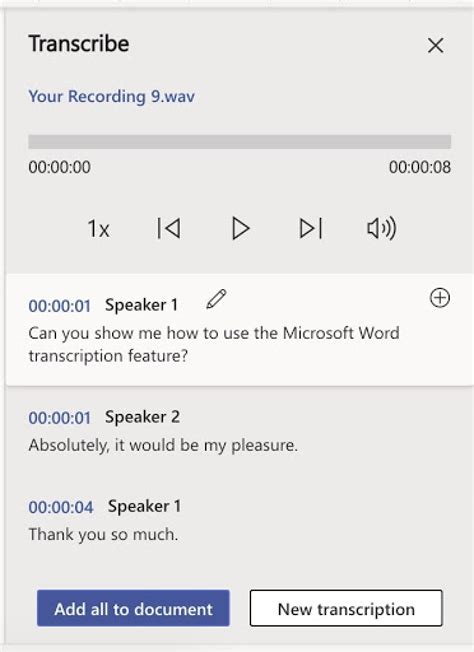 how to transcribe with the microsoft word and 365 transcription feature rev