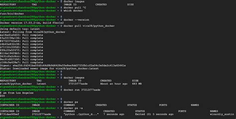 home how to dockerize a python application