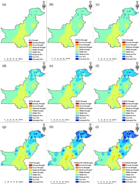 Spatial Distribution Of Drought Index Spi 3 Across Pakistan During