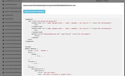 big day alpha launch of vue js generator version quick admin panel