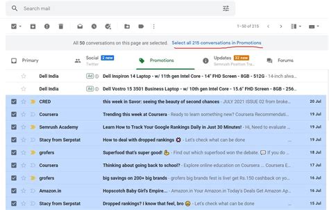 gmail how to delete all social promotional emails in gmail and free