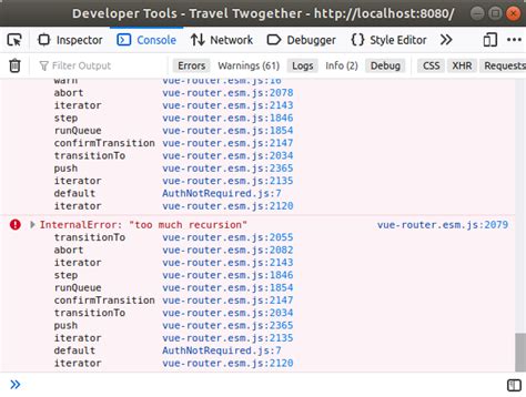 javascript am getting too much recursion in vuejs project i think
