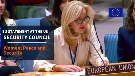 Eu Statement Un Security Council Open Debate On Women Peace And